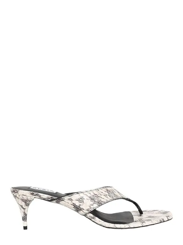 Alaïa Thong Mule - White