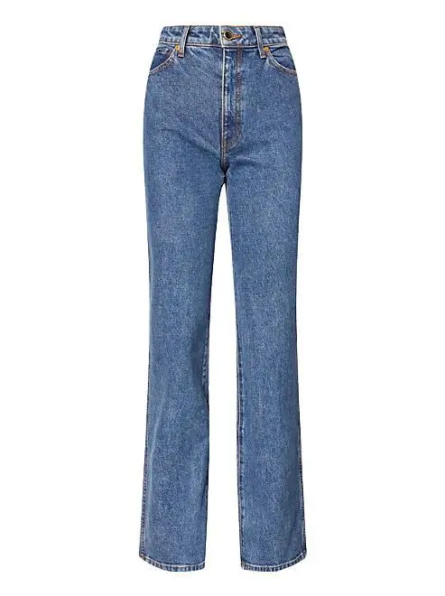 Khaite Danielle Straight-leg Denim Jeans - Boone