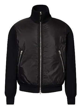 TOM FORD Hybrid-knit Padded Shell Jacket - Black