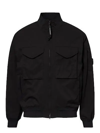 C.P. COMPANY Pro-tek Lens High-neck Woven Jacket - Black