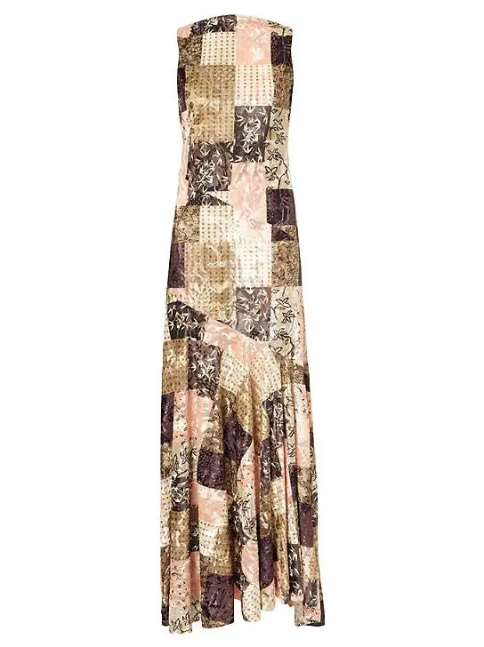 SIEDRES Woven Maxi Dress - Multi
