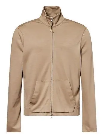 Dunhill Wool And Cashmere Track Jacket - Brit Khaki