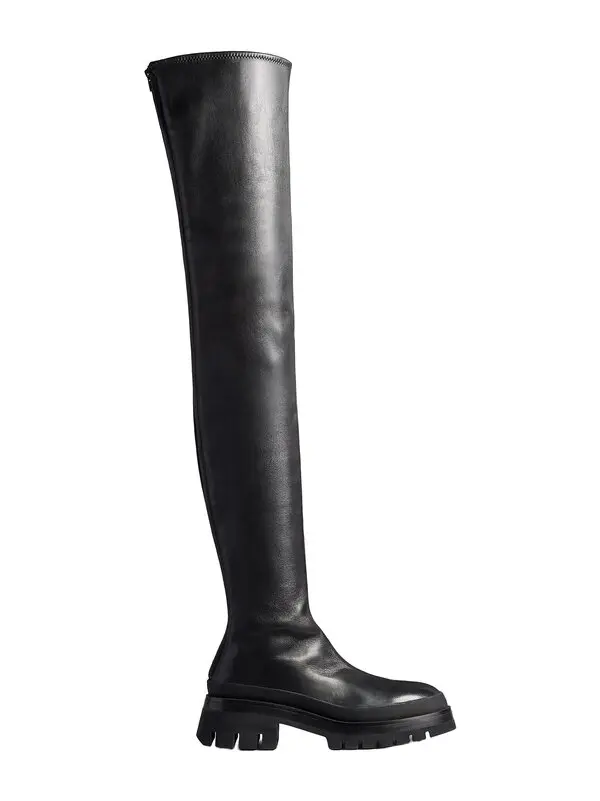 Khaite Fallon Over-the-knee Leather Boot - Black