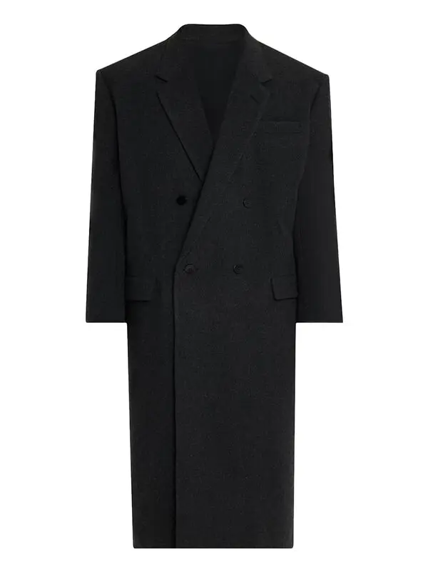 MAGLIANO Lungomare Double-breasted Overcoat - Dark Grey