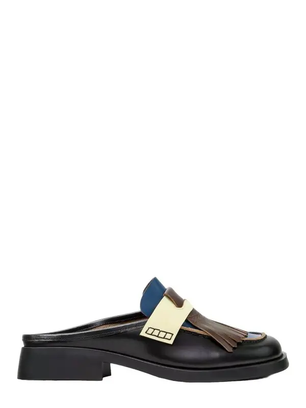 Camper Twins Tassel-detail Mules - Black