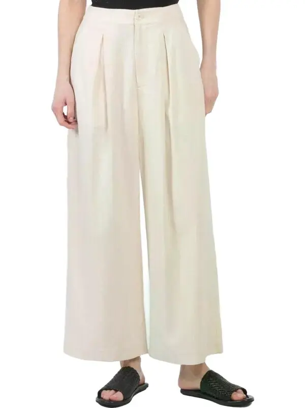 Jenni Kayne Pleated Palazzo Pants - Neutrals