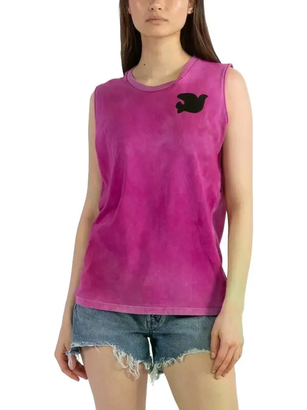 FREECITY Cutoff Logo Tank Top - Pink