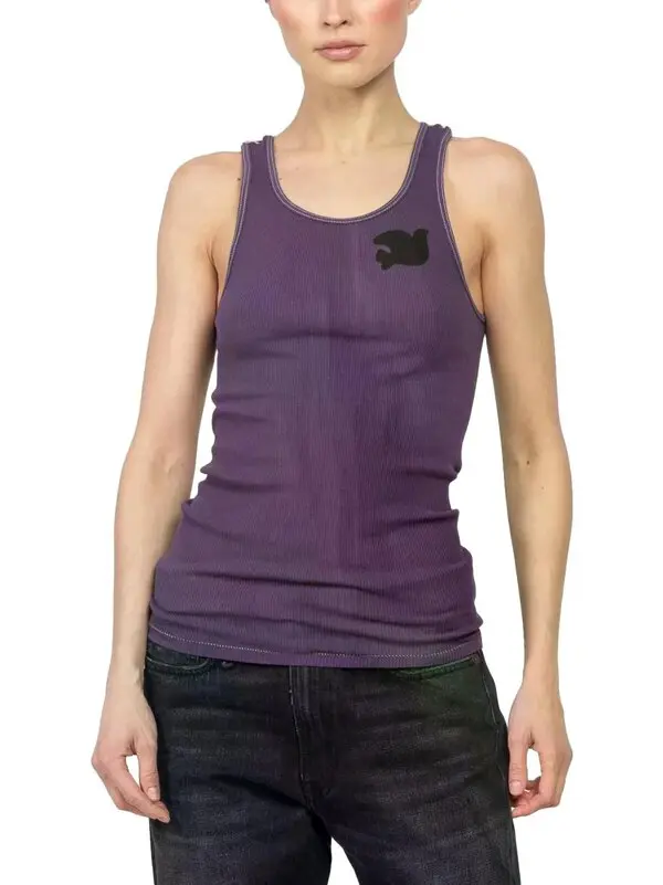 FREECITY Printed Tank Top - Purple