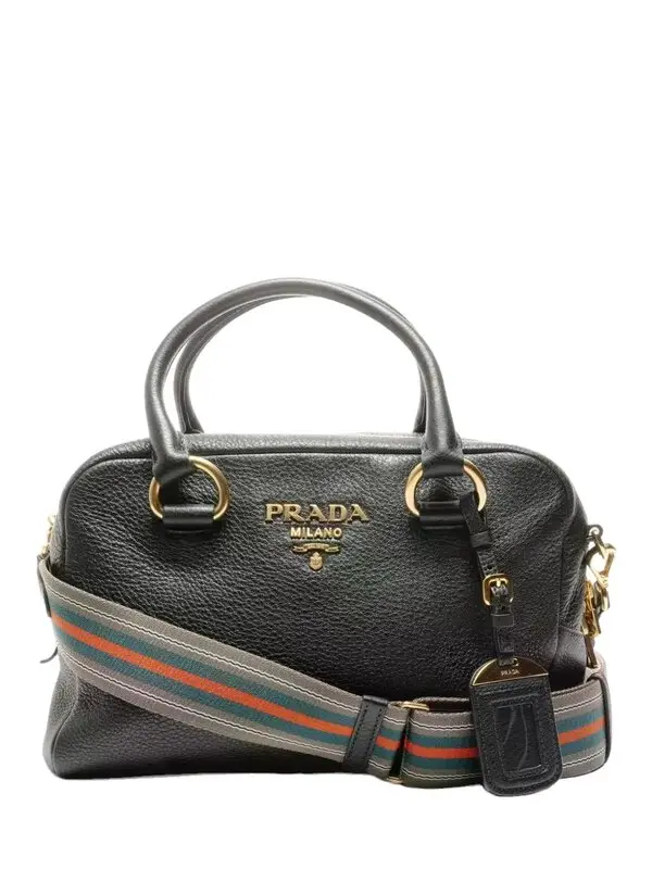 Prada 2015-2025 Leather Tote Bag - Black