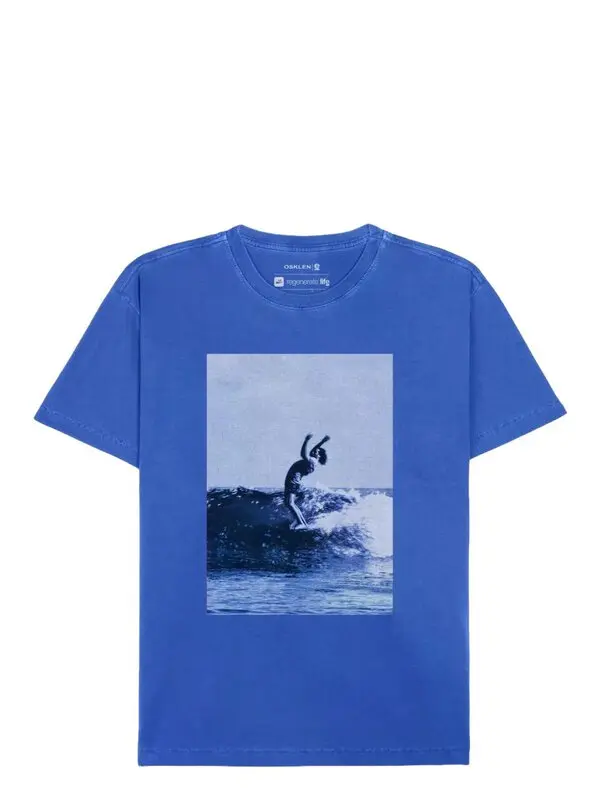 OSKLEN Graphic-print T-shirt - Blue