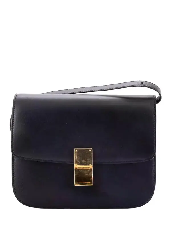 Celine Classic Box Medium Crossbody Bag - Black