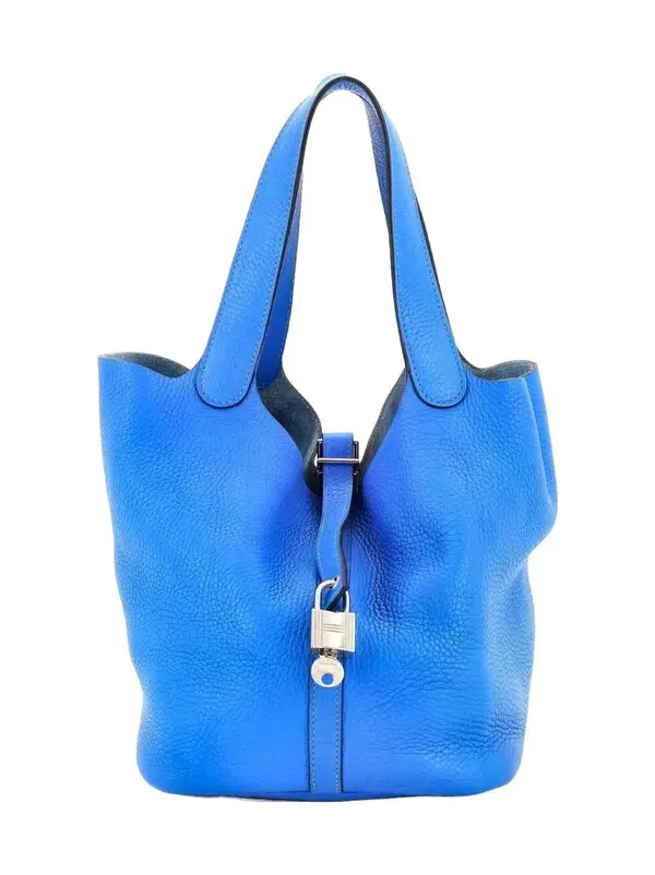 Hermès Picotin Lock Mm Bucket Bag - Blue