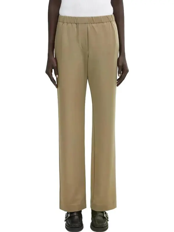 SAMSOE SAMSOE Straight Leg Trousers - Neutrals