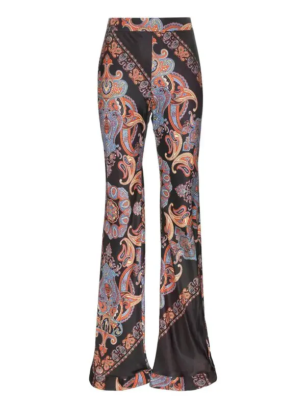 Chloé Persian Print Trousers - Black
