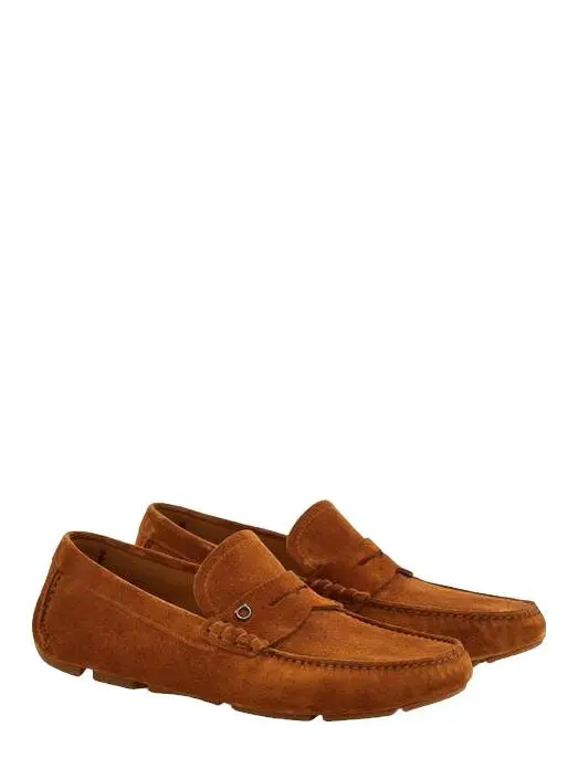 FERRAGAMO Timothy Driving Loafer - Naturale New Biscotto