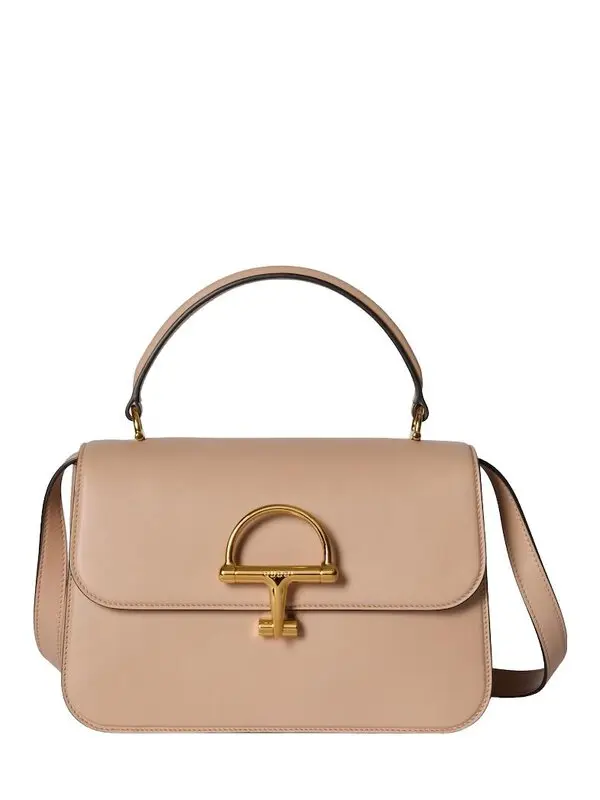 Gucci Siena Medium Top Handle Bag - Beige