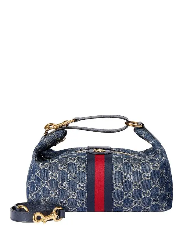 Gucci Vanity Medium Top Handle Bag - Blue