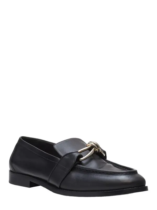 Bottega Veneta Astaire Knot Bit Loafer - 1011 Black/silver