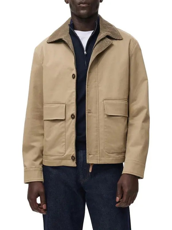 Mango Water Repellent Jacket - Beige