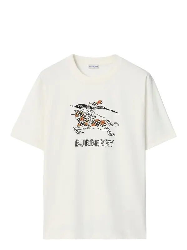 Burberry Cotton Ekd T-shirt - White