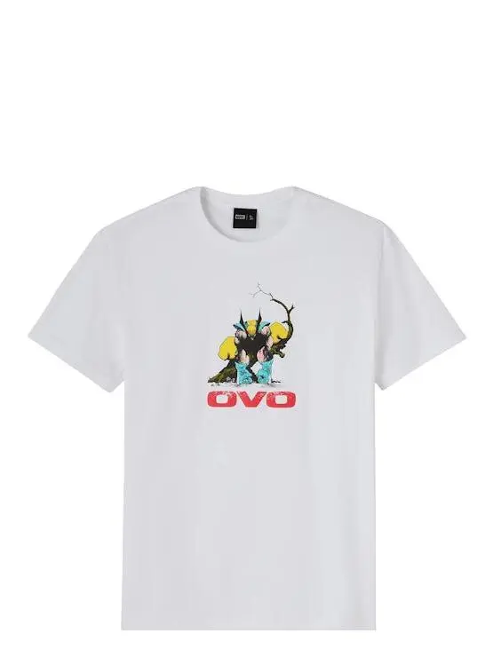 OVO Marvel Wolverine Tee Shirt - White