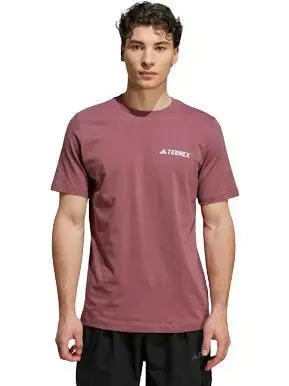 Adidas Terrex Graphic T-shirt - Burgundy
