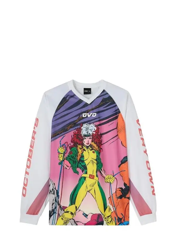 OVO Marvel Rogue Snocross Jersey - White