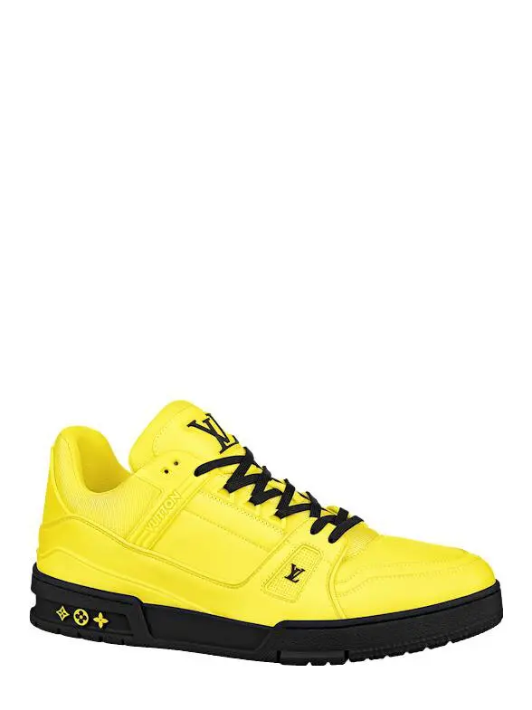 LOUIS VUITTON Low Top Trainer - Yellow/black
