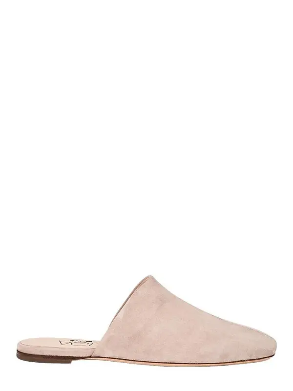 Agl Velour Mules - Cipria