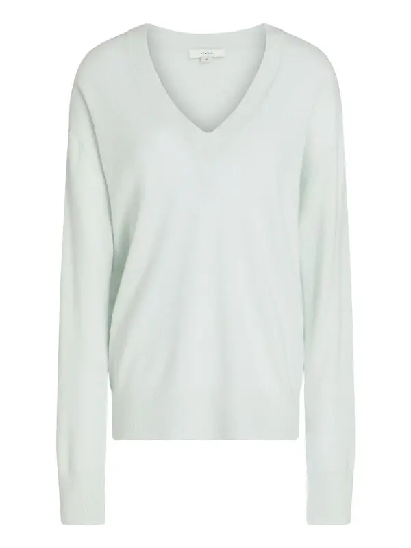 Vince Cashmere And Silk-blend Sweater - Mint