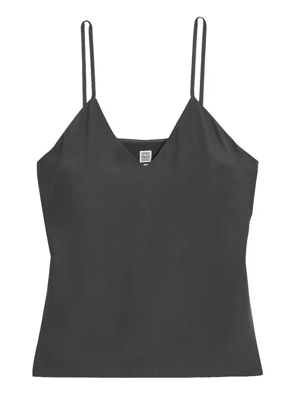 TOTEME Crepe Camisole - Dark Gray