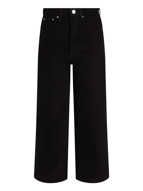 TOTEME High-rise Straight-leg Jeans - Black