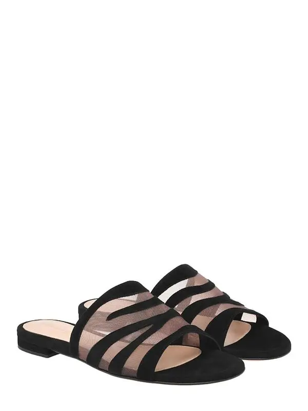 GIANVITO ROSSI Tigra Sandals - Black Suede