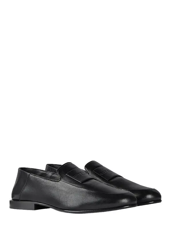 Givenchy Leather Slip-on Loafers - Black