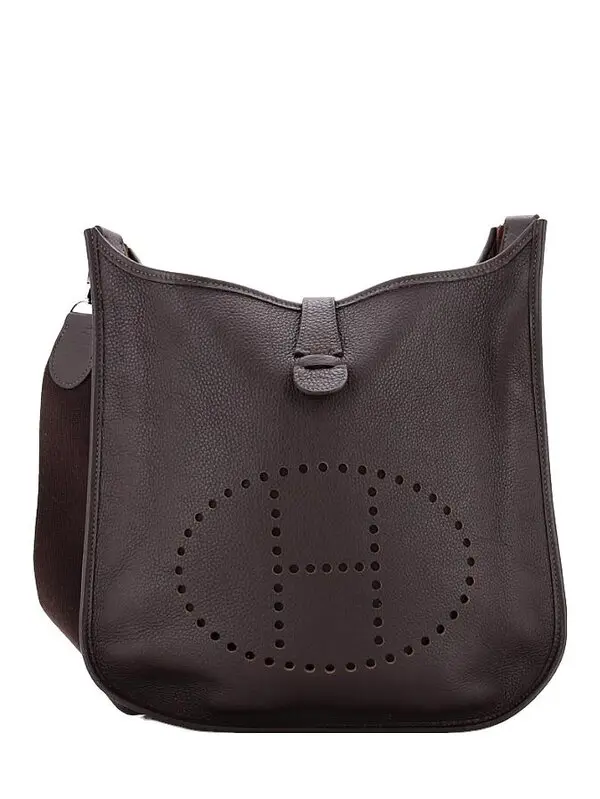 HERMES Pm Evelyne Bag Gen Ii Clemence - Brown