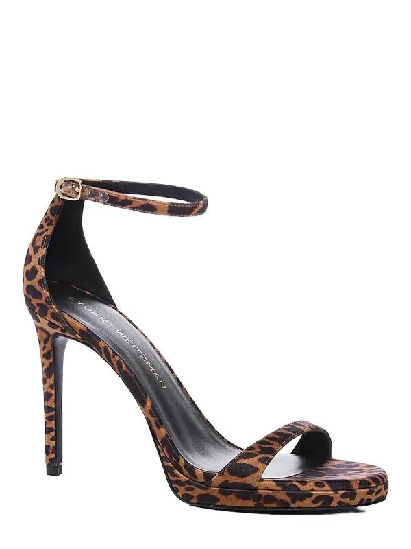 STUART WEITZMAN Nudist Platform Sandals - Classic Leopard
