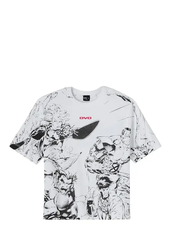 OVO Marvel Xmen Splash Page Tee Shirt - White