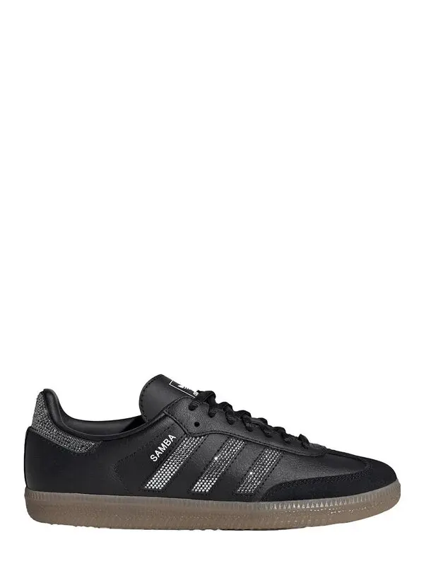 Adidas Samba Og Rhinestone Sneakers - Core Black/silver Metallic