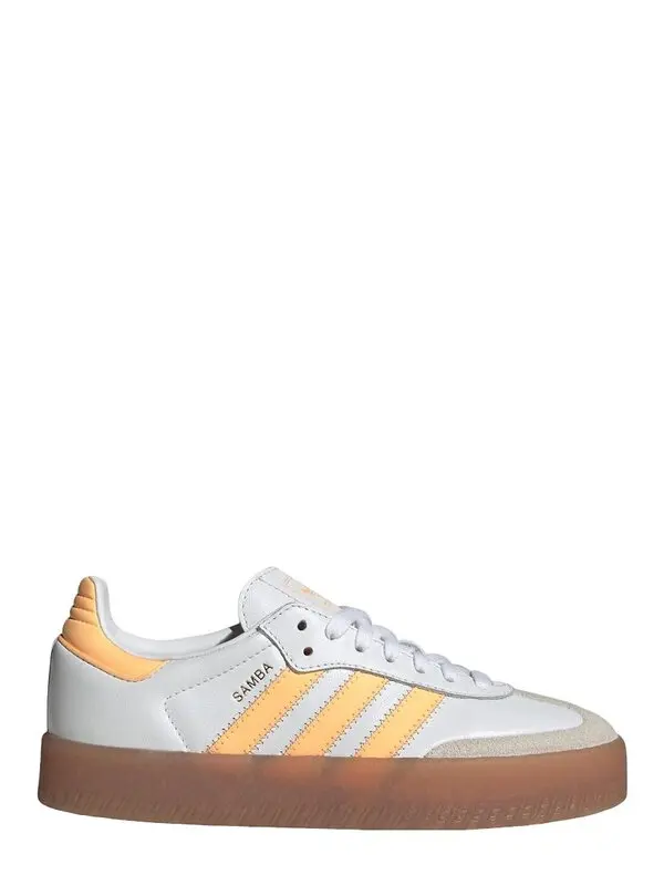 Adidas Sambae Sneakers - Cloud White/acid Orange/gold Metallic