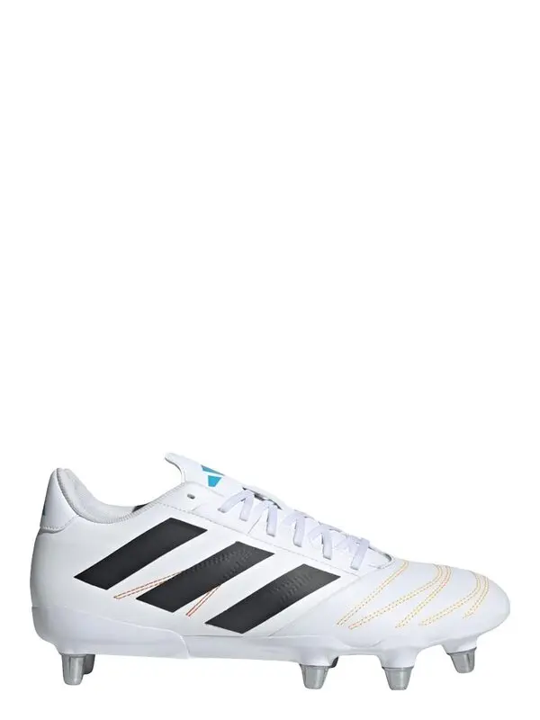 Adidas Kakari Elite Sg Rugby Shoes - Cloud White/core Black/lucid Aquamarine