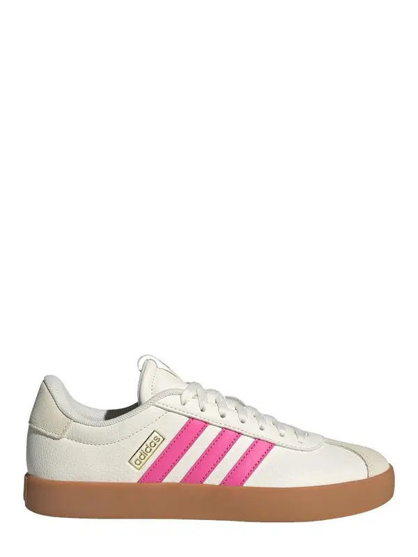 Adidas Vl Court 3.0 Sneakers - Core White/pulse Magenta/gold Metallic