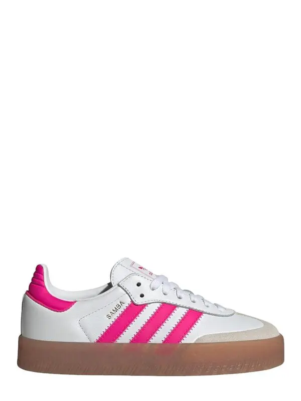 Adidas Sambae Sneakers - Cloud White/shock Pink/gold Metallic