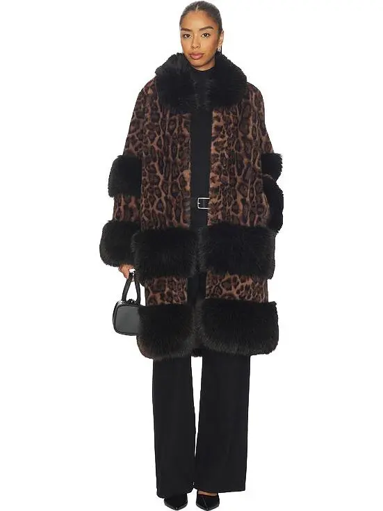 Adrienne Landau Suzie Coat - Suzie Cheetah