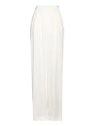 Fabiana Filippi Wide Leg Velvet Pants - White