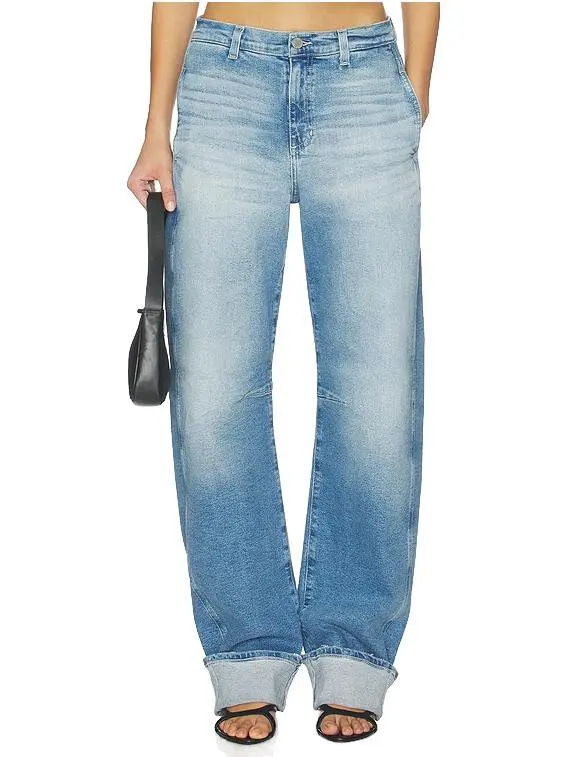 Ag Mercer High-rise Barrel Extended Jeans - Route 49
