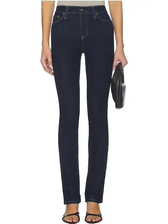 Ag Mari Slim Straight Extended Jeans - Modern Indigo