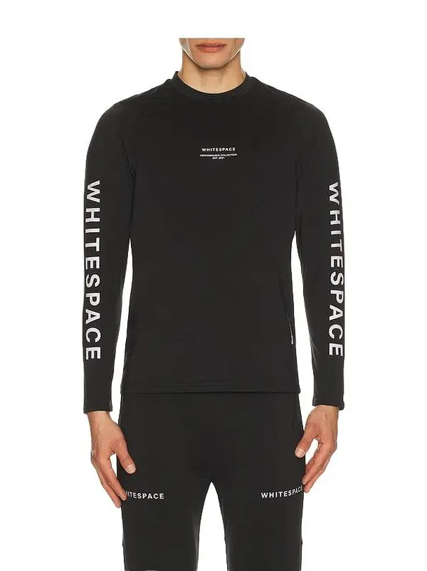WHITESPACE Graphene Crew Neck - Black Onyx