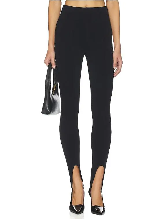 SEROYA Kelsey Stirrup Legging - Black
