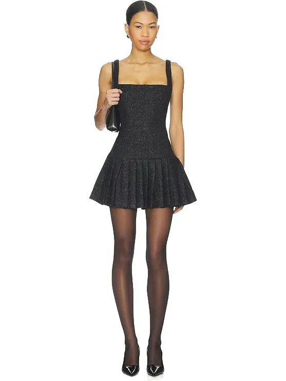 MORE TO COME Gwyneth Mini Dress - Black