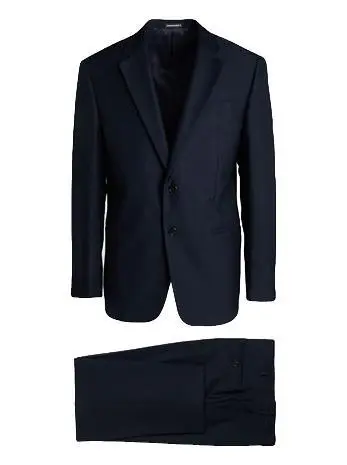Emporio Armani Suit Midnight Size Wool, Cashmere - Blue